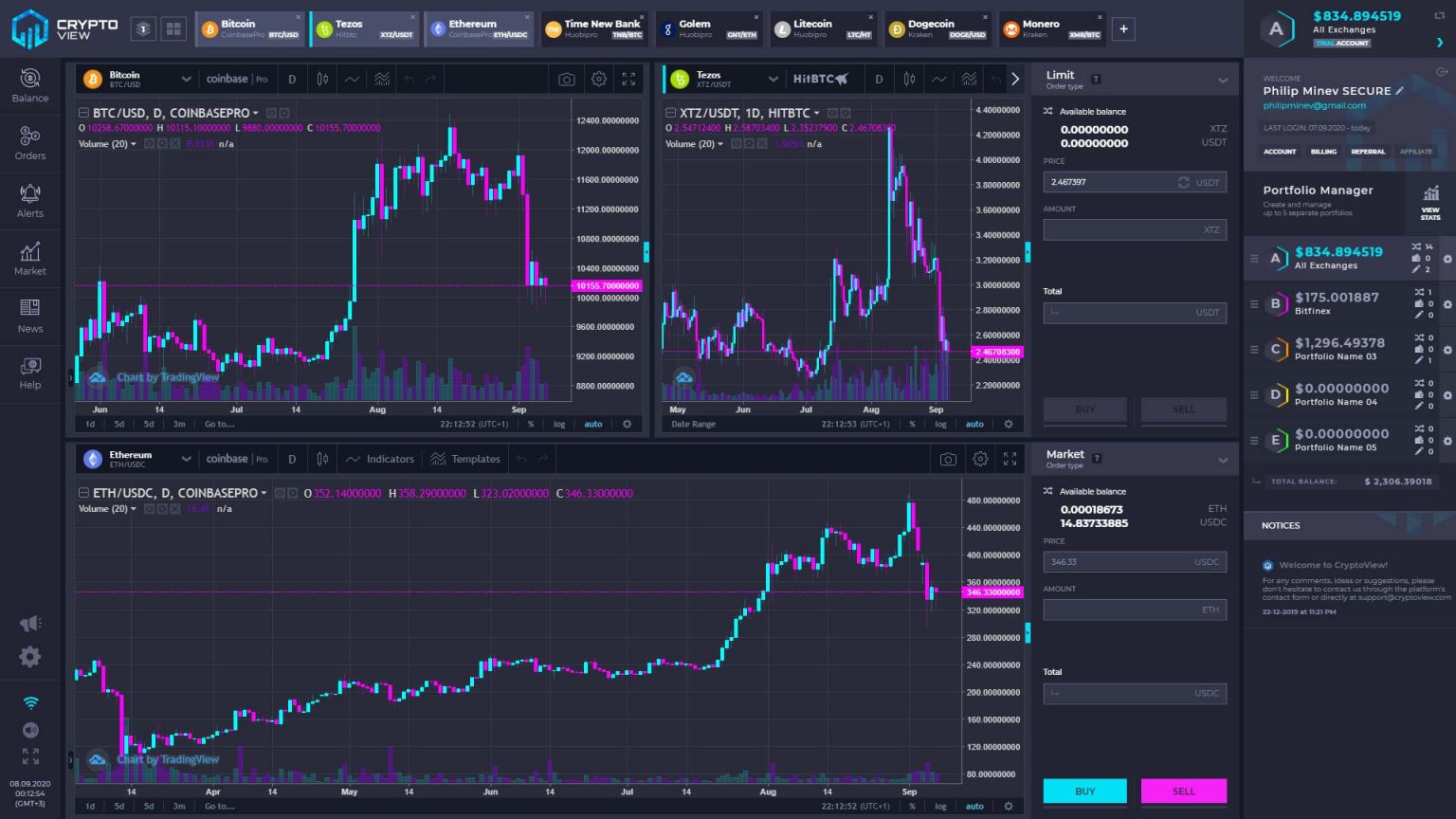 Full review of CryptoView – An all-in-one cryptocurrency portfolio ...